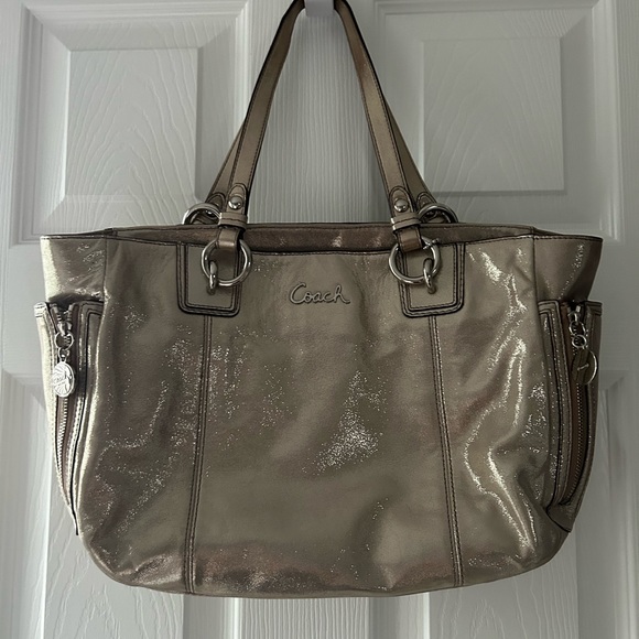 Coach | Bags | Coach Metallic Medium Size Bag Not Used A Few Times ...